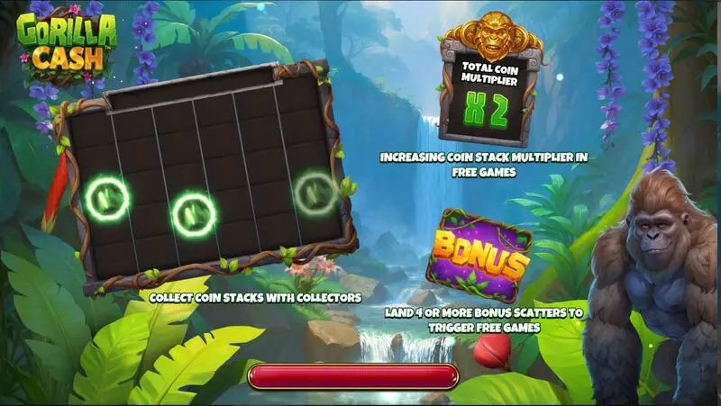 Where to play Gorilla Cash - review and bonus codes - SlotsLOG.com